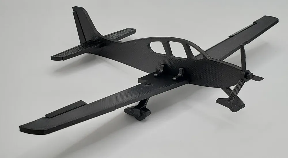 Cirrus SR22 Flat Model Kit - Aviation Model by Fight2Fly - MakerWorld