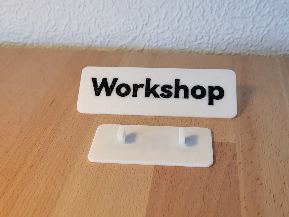 Customizable name tag for IKEA Skadis pegboard - Free 3D Print Model ...