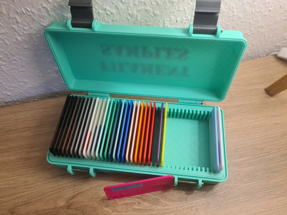 Filament Sample Rugged Box (40 samples) by Mahave MakerWorld: Download ...