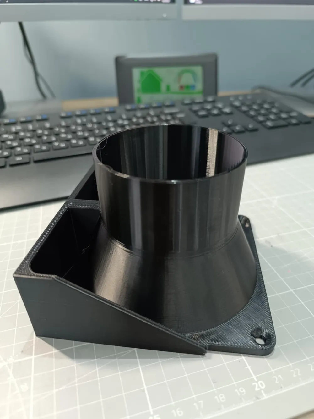 3D Printer Fume Extractor Adapter Fan (100 > 80)mm by Engine_SP ...