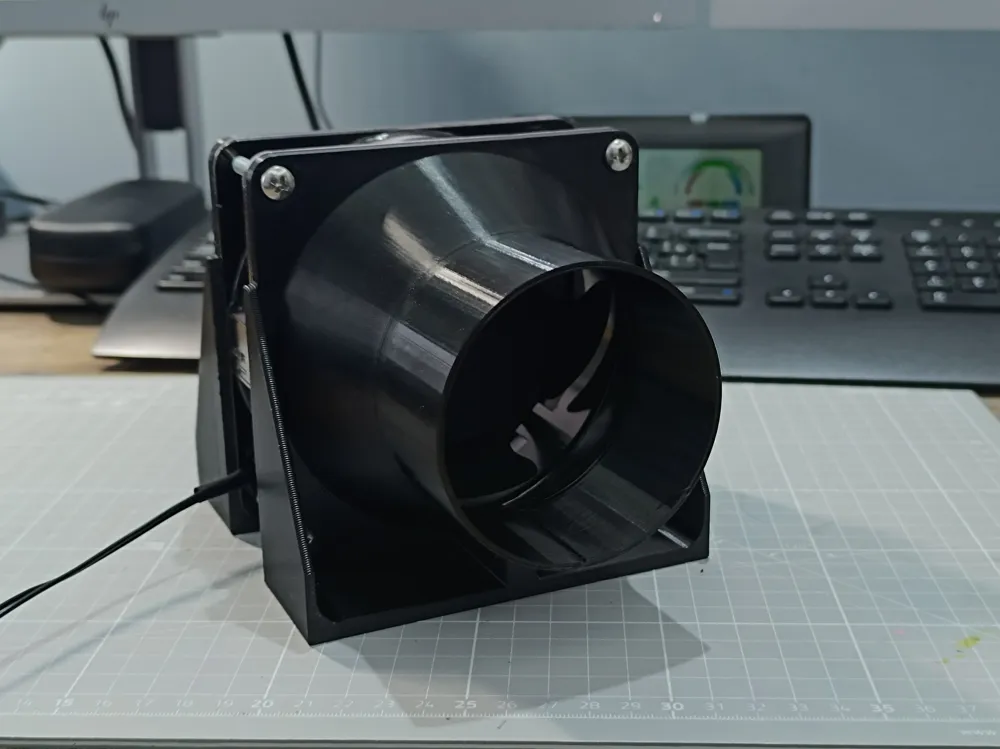 3D Printer Fume Extractor Adapter Fan (100 > 80)mm by Engine_SP ...