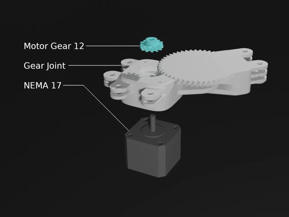 N-DOF: The Modular Robotic Arm by keeeal - MakerWorld