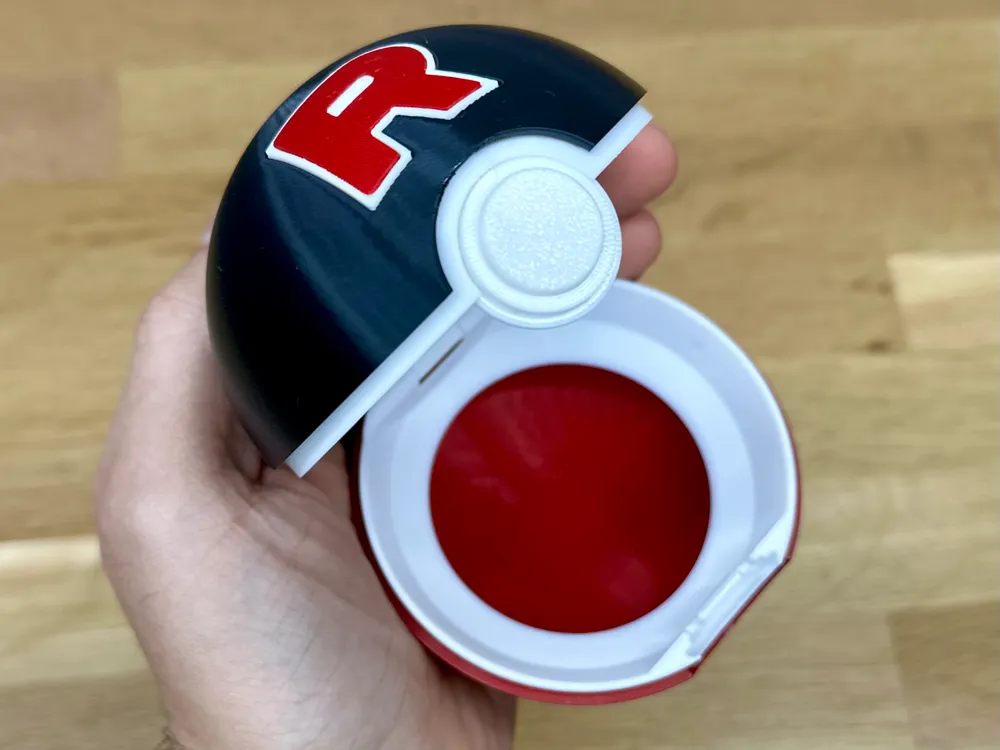 Team Rocket Ball - Pokemon - Pokeball Functional by Torikami MakerWorld ...