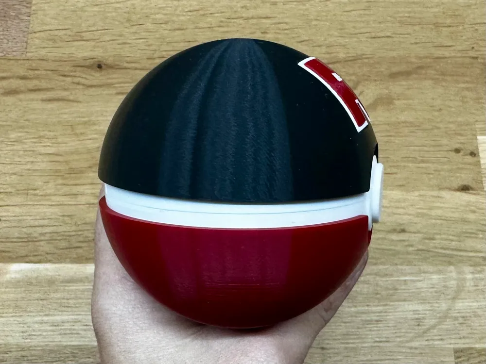 Team Rocket Ball - Pokemon - Pokeball Functional by Torikami - MakerWorld
