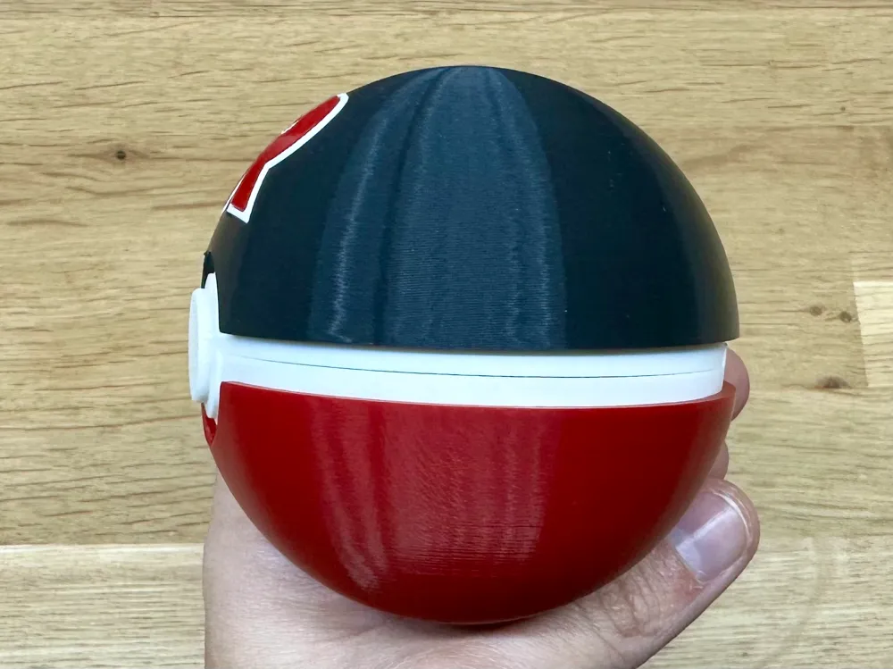 Team Rocket Ball - Pokemon - Pokeball Functional - Free 3D Print Model ...