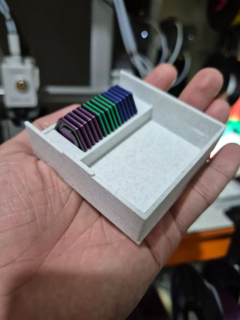 Modular Dice & Token Holder by TCG in Box MakerWorld: Download Free 3D Models