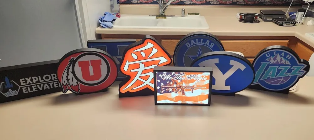 We the People Hueforge Lithophane lightbox by briankstan - MakerWorld