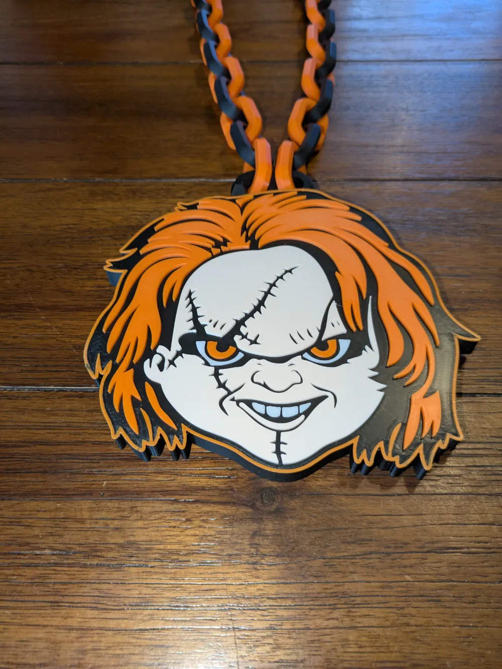 Chucky oversized pendant with chain AMS ready by majic723 - MakerWorld