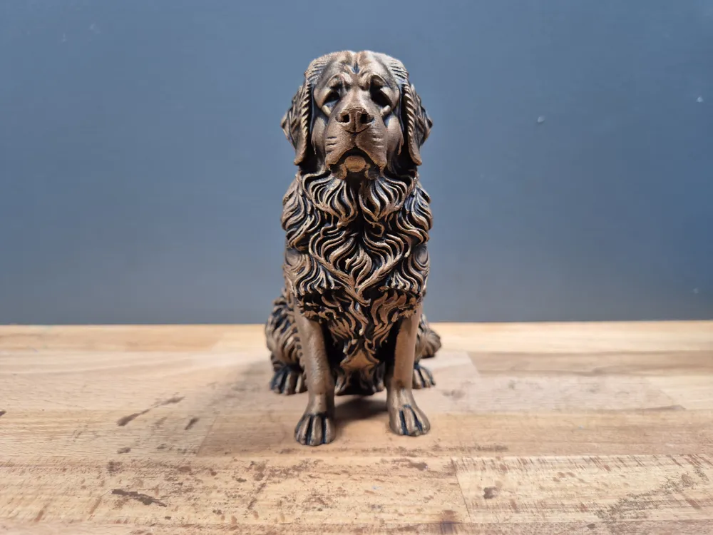 Newfoundland Dog- 3D Dog Statue Decor by Mr.Jay MakerWorld: Download ...