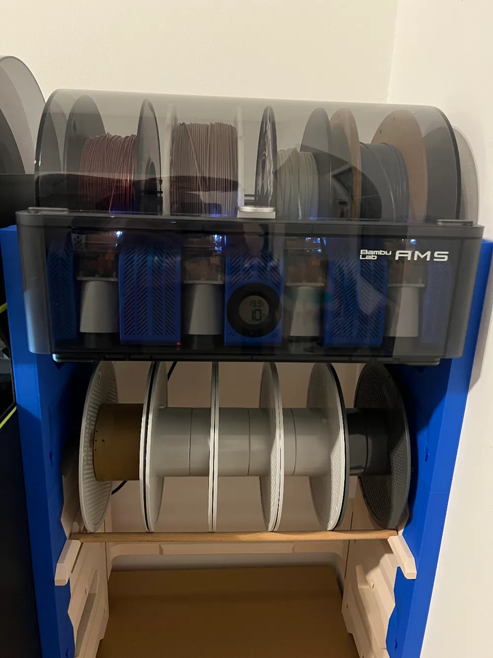 AMS Stacking System Upgrade to 5 Filaments by Ligurio MakerWorld ...