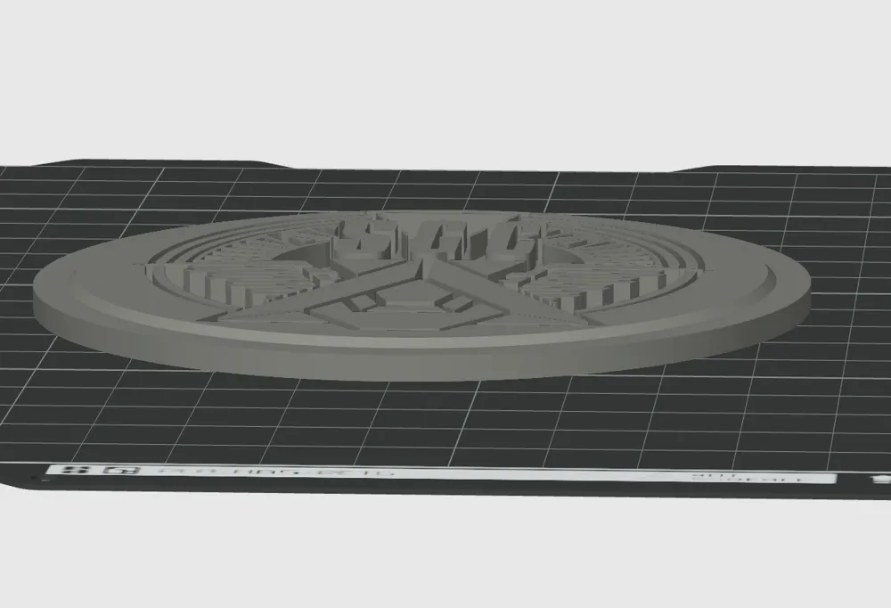 Stargate SGC coaster - Free 3D Print Model - MakerWorld