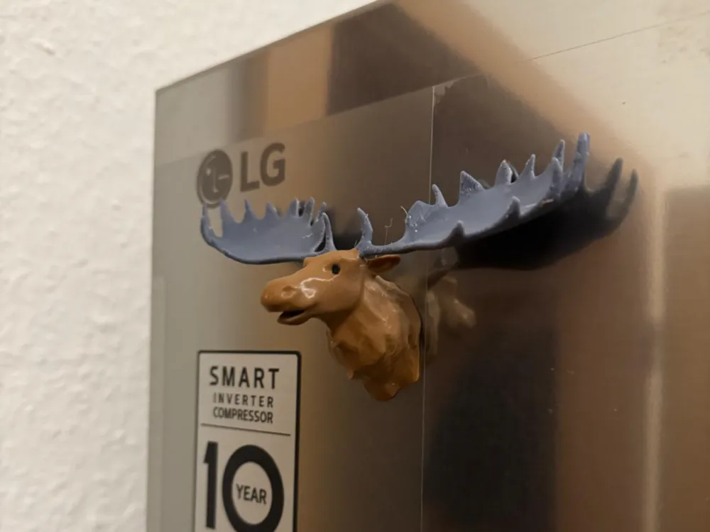 Moose head magnet by jonas_ldw MakerWorld: Download Free 3D Models
