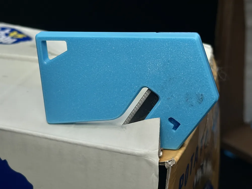 Safe Box Cutter - Free 3D Print Model - MakerWorld