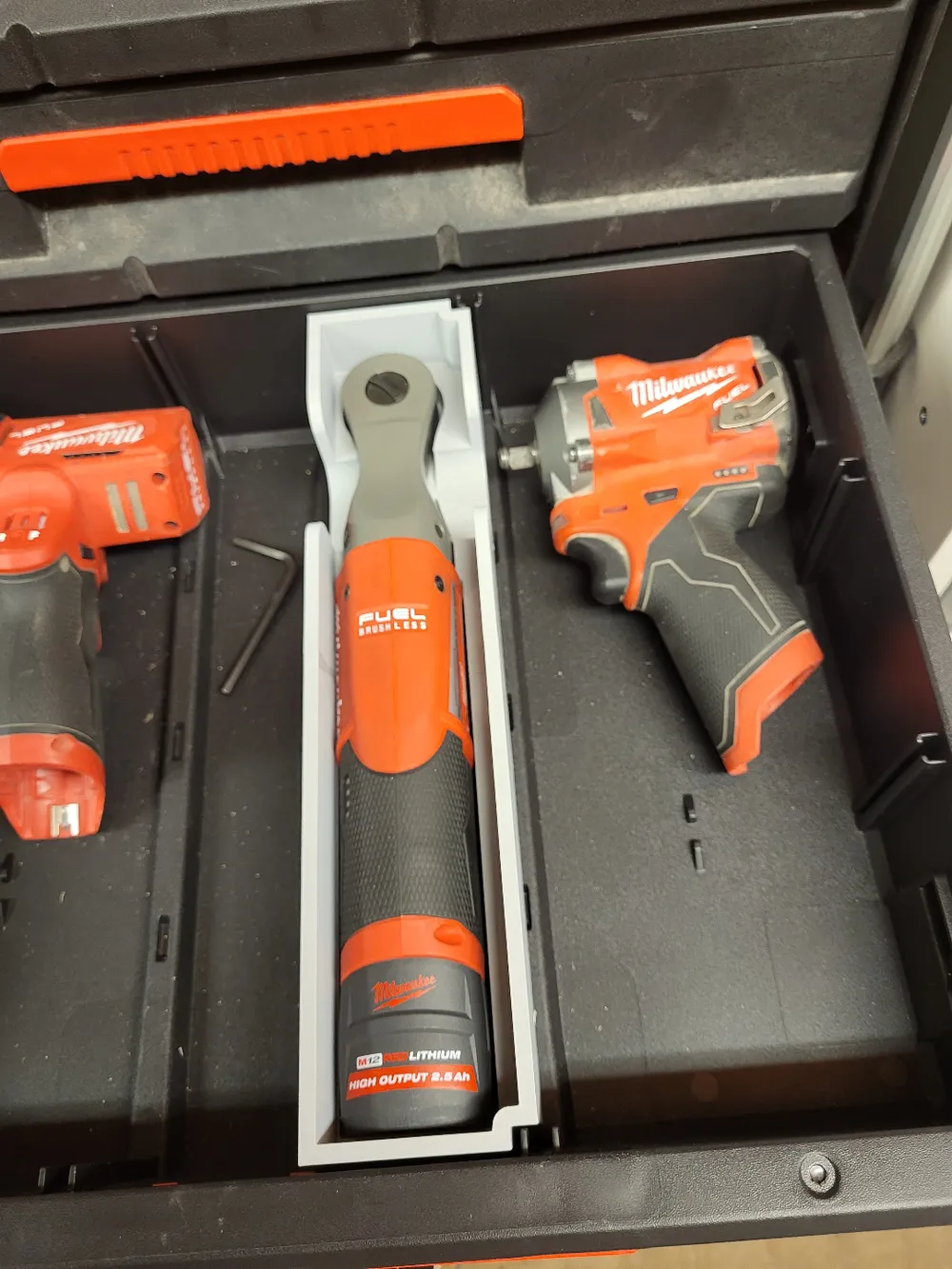 Schlanker Organizer für M12 Fuel Ratschen-Packout-Schublade von ...