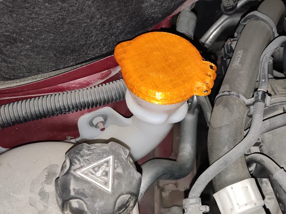 Windshield fluid cap - Peugeot 205 - 2018 - Free 3D Print Model ...