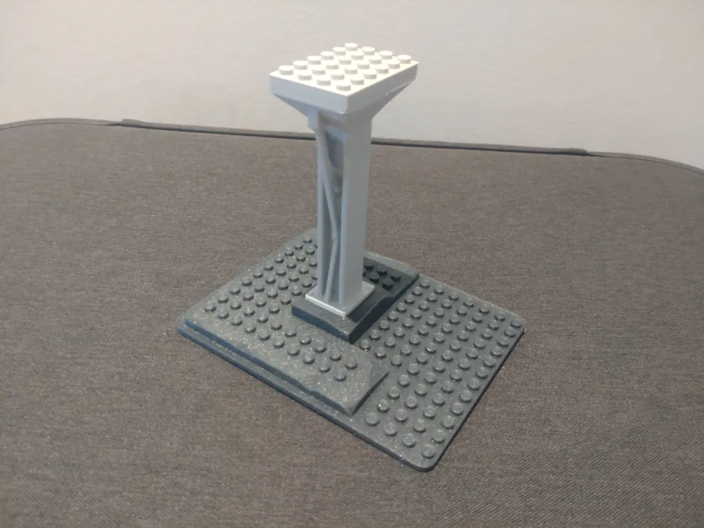 Stand for Brick Models with custom base plate by Seb - MakerWorld