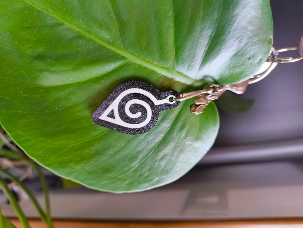 Naruto Leaf Clan Keychain by yume.projects - MakerWorld