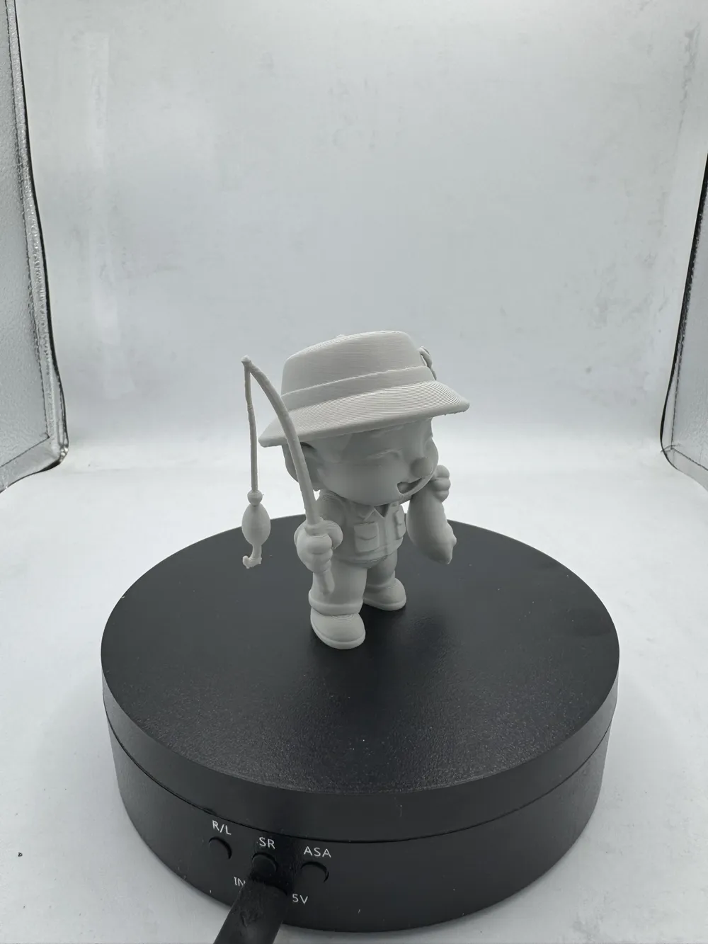 Cute Chibi Fisherman holding a fish by WispHollow MakerWorld: Download ...