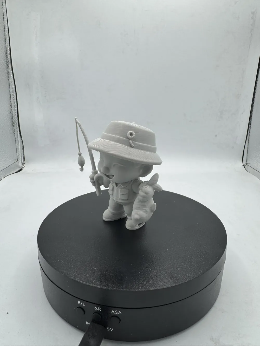Cute Chibi Fisherman holding a fish by WispHollow MakerWorld: Download ...