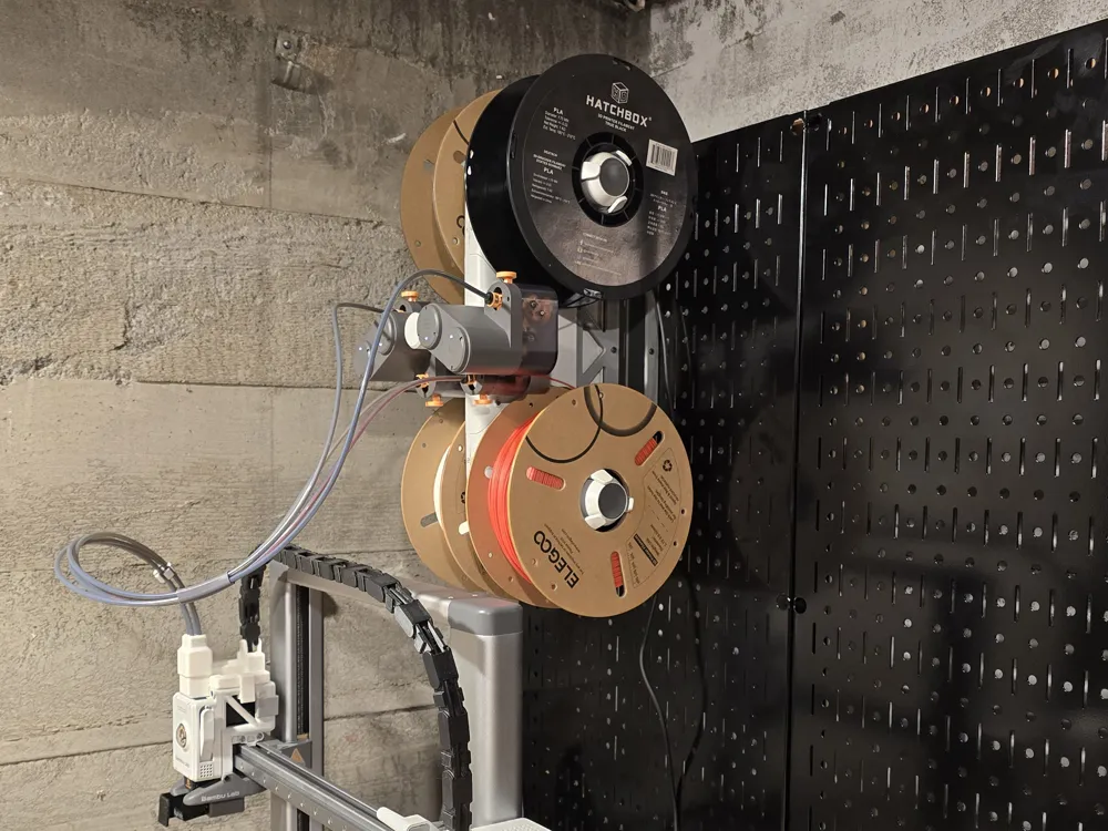 AMS Lite Wall Control Mount by TheTHM MakerWorld: Download Free 3D Models