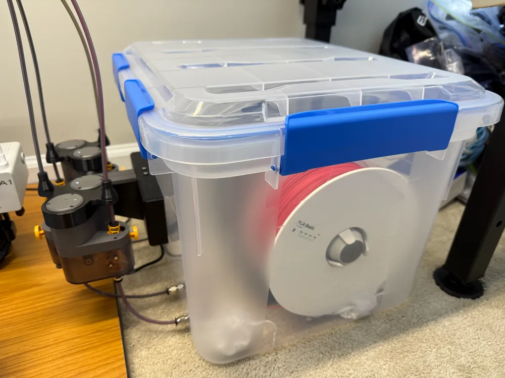 AMS Lite Practical Dry Box - Free 3D Print Model - MakerWorld