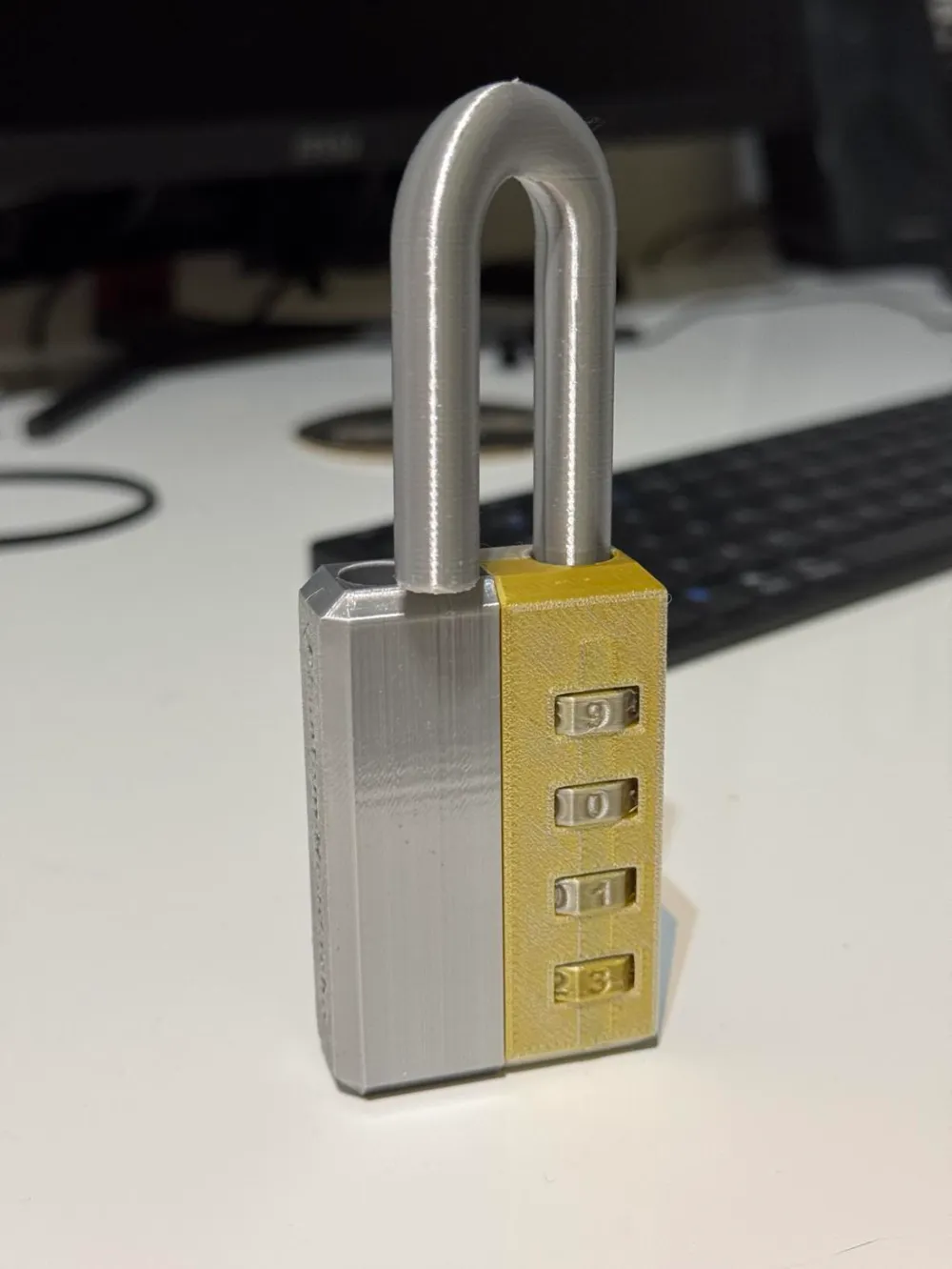 combination lock cypher padlock by PhantomHeadache - MakerWorld