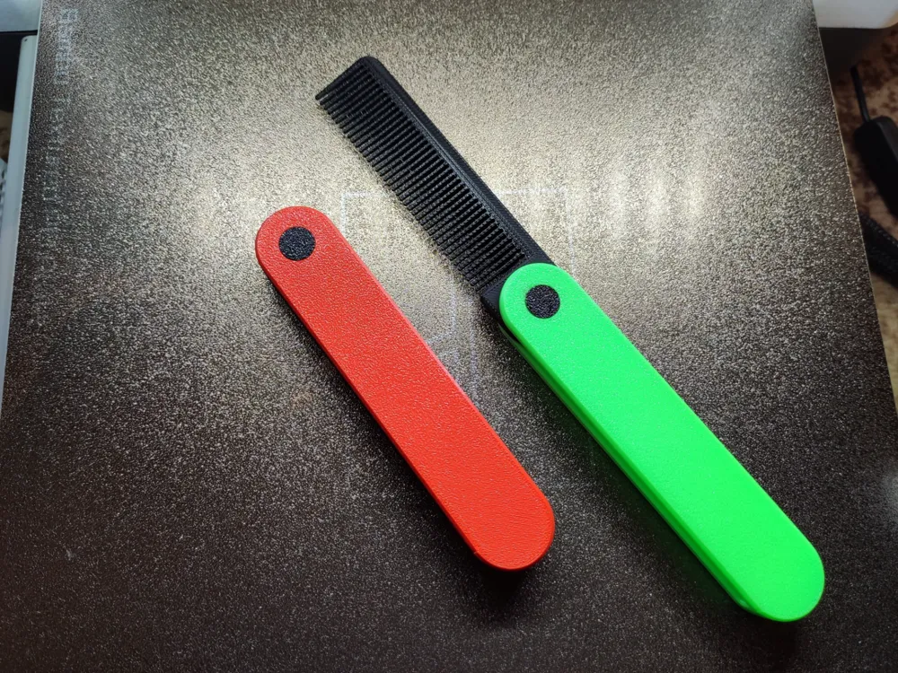 Folding Pocket Comb Remixed by Patryk_S MakerWorld: Download Free 3D Models