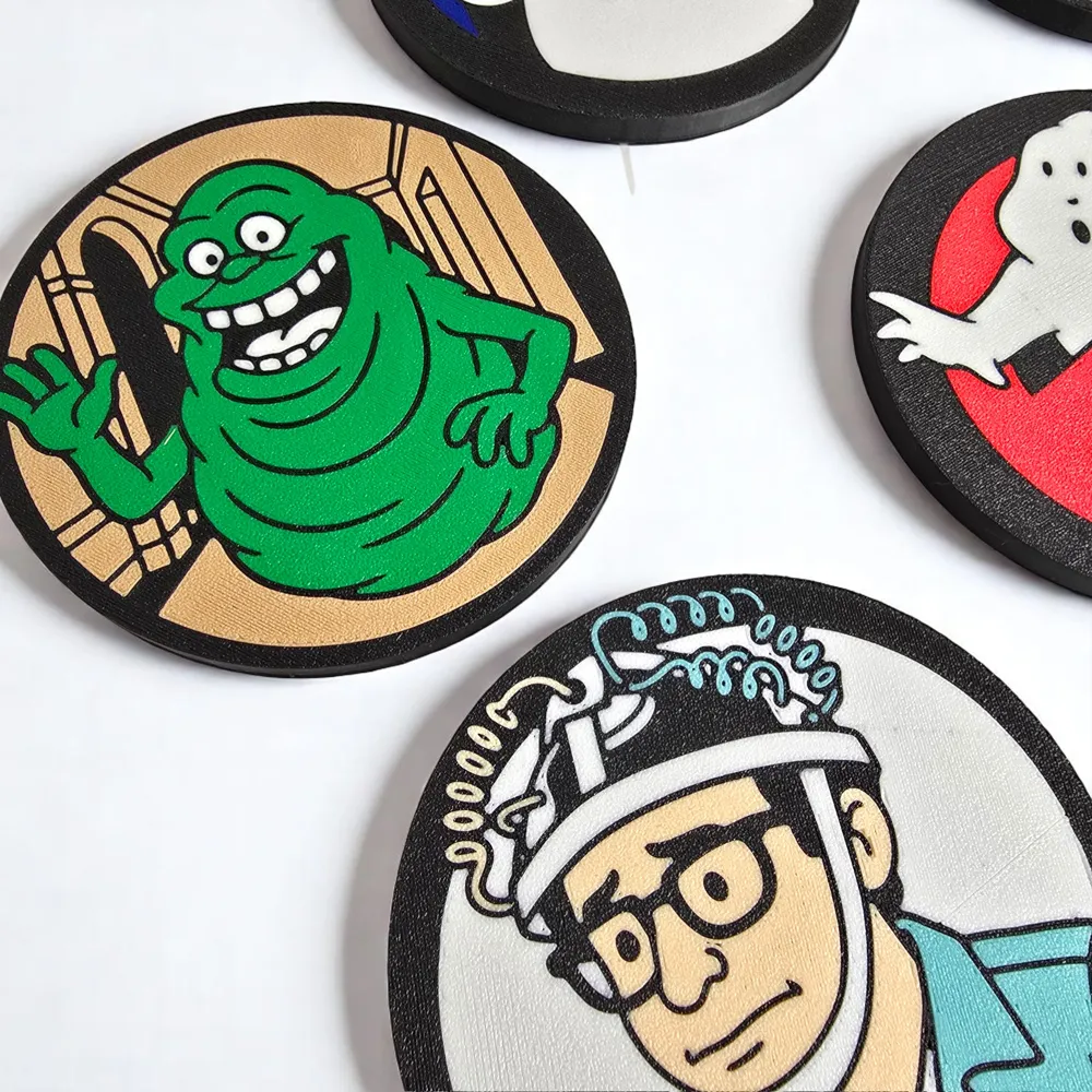 Ghostbusters Coasters Retro Cartoon Inspired Set by johnnyTbird ...