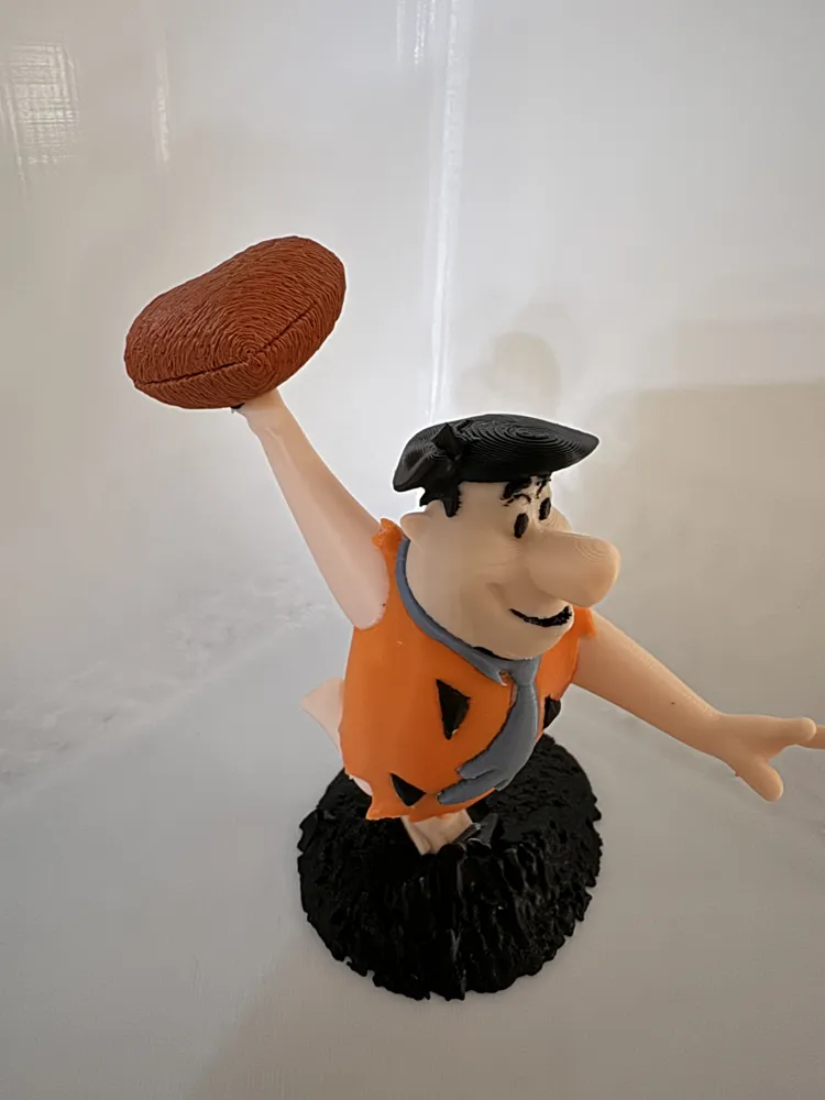 Fred Flintstone Valentine - Free 3D Print Model - MakerWorld