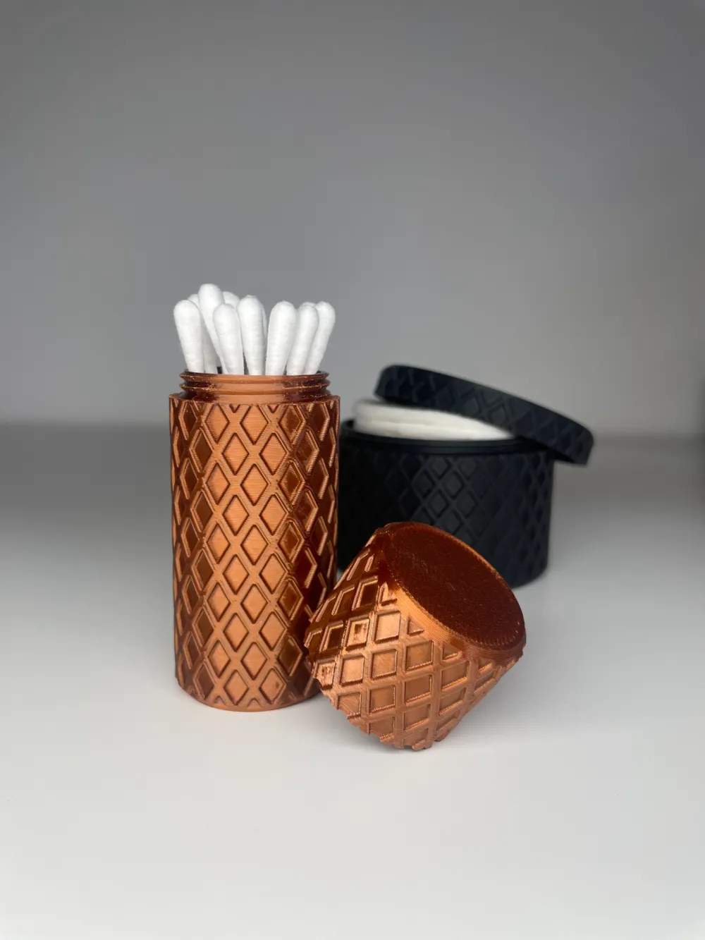 Cotton Swab (QTip) Travel Container - Free 3D Print Model - MakerWorld