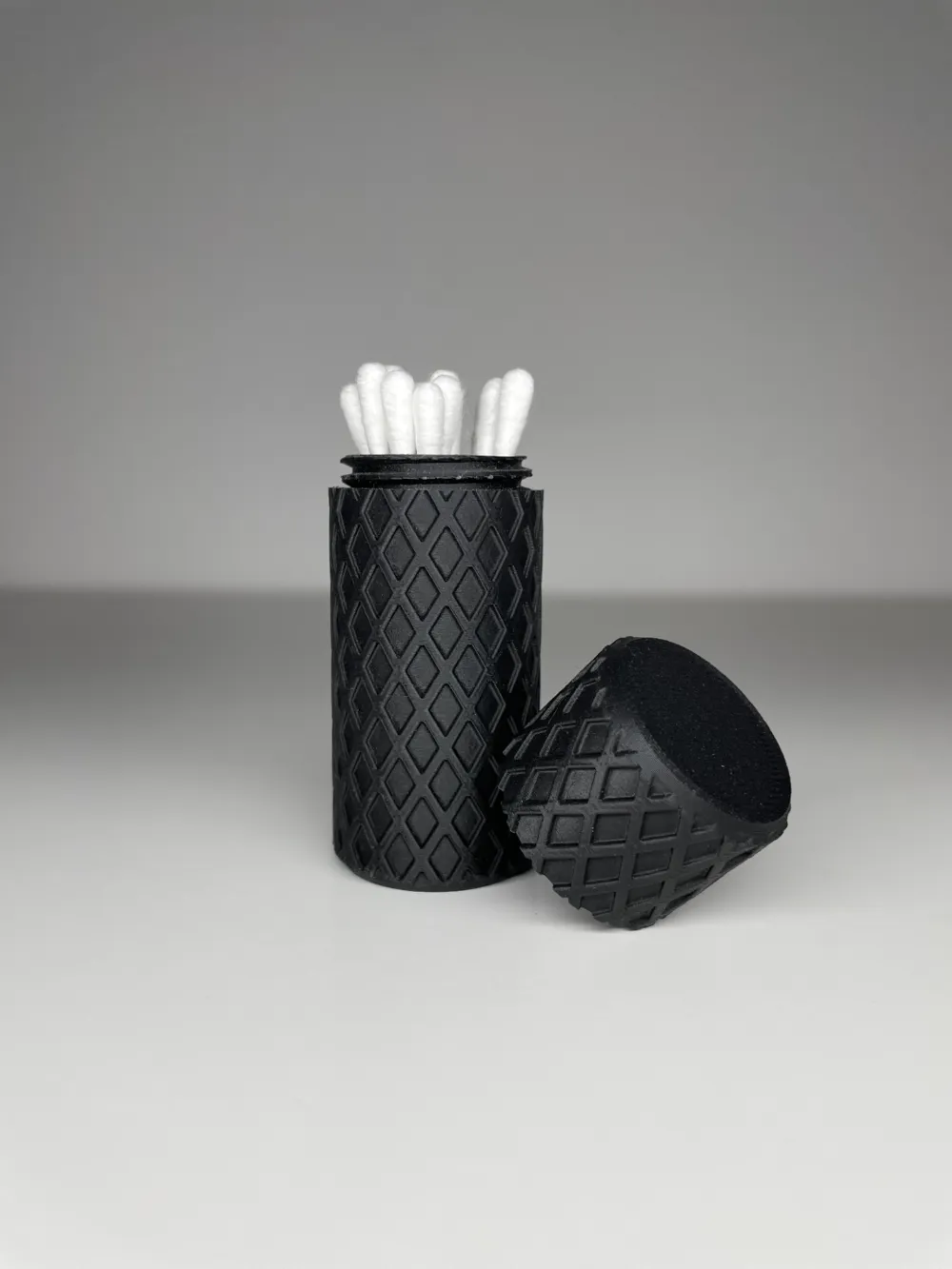 Cotton Swab (QTip) Travel Container - Free 3D Print Model - MakerWorld