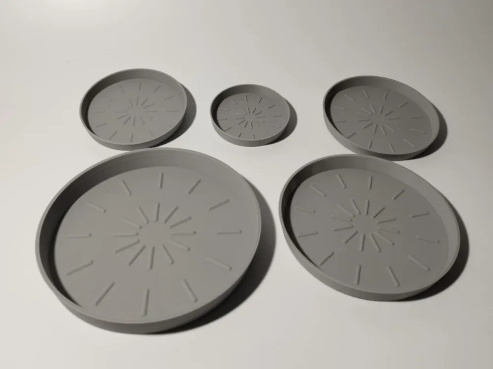 fast simply flower pot tray - Free 3D Print Model - MakerWorld