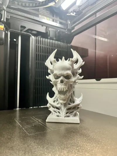 Thorned Revenant skull bust by Future 3D MakerWorld: Download Free 3D ...