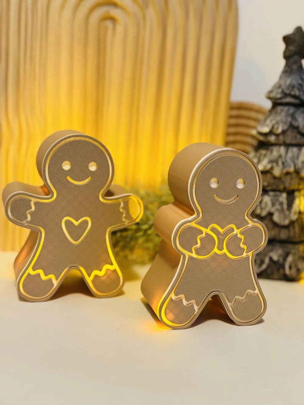 Gingerbread Man Tealight by Boxblitz MakerWorld: Download Free 3D Models