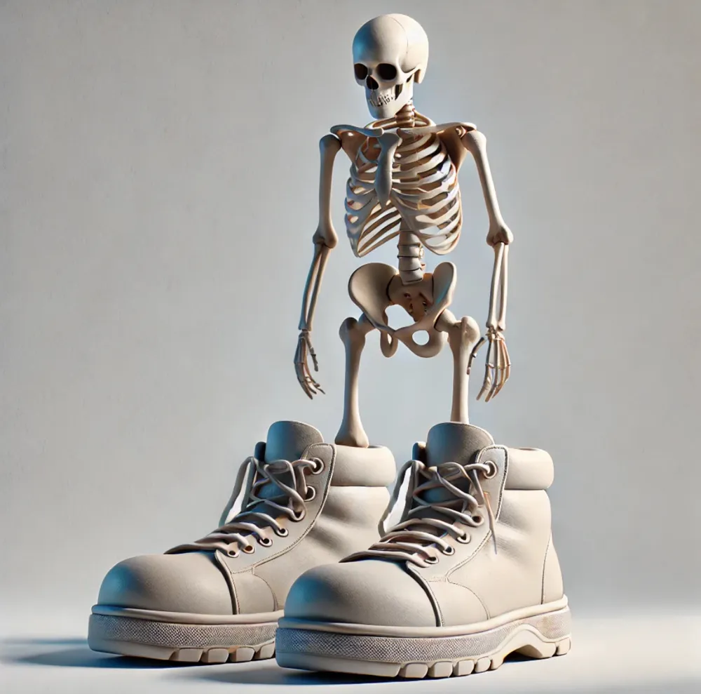 Skeleton wearing Jordan's by Bws printer - MakerWorld