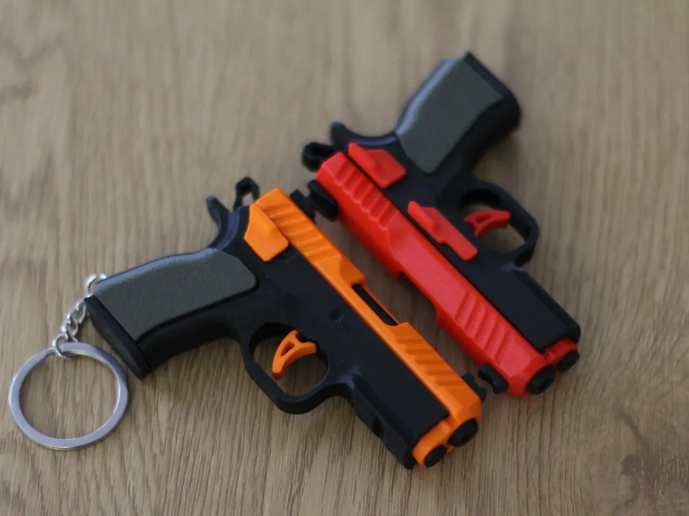 CZ Shadow Fidget Keychain – Slide-Action Toy - Free 3D Print Model ...