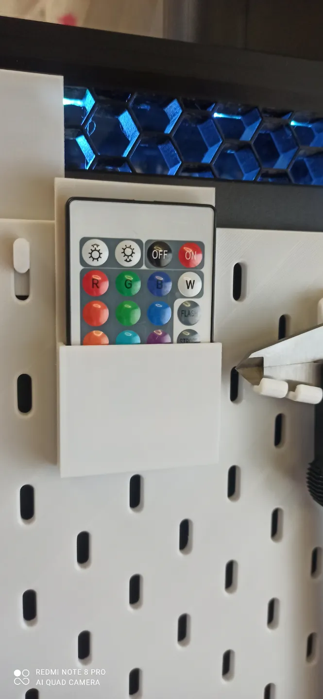 porta telecomando luci led ikea skadis by Alby - MakerWorld
