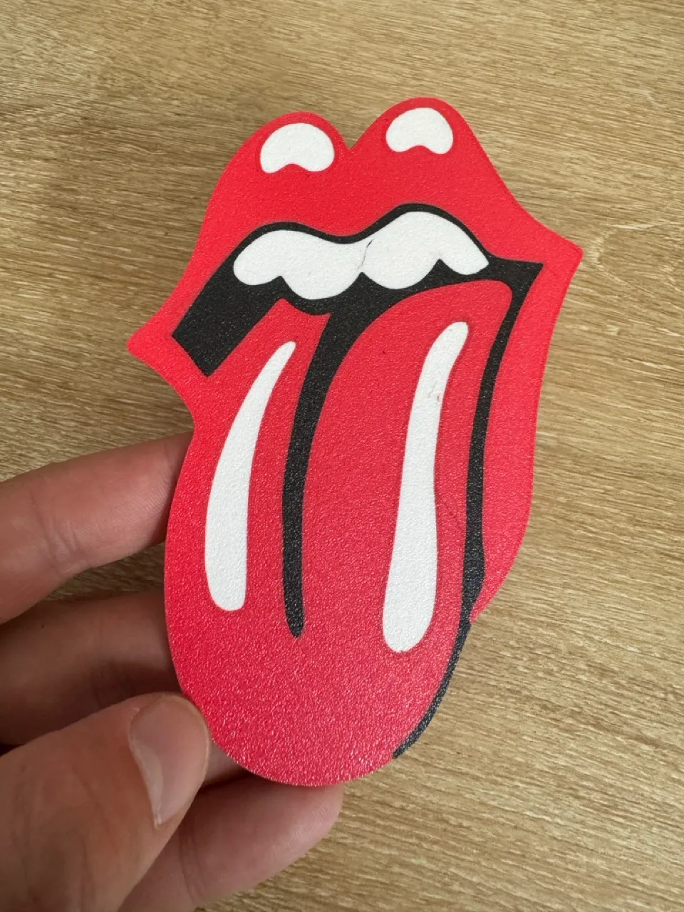 Hot Lips logo - Rolling Stones by G3dFactory - MakerWorld
