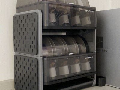 Flip Flop Dual AMS Stacker - Free 3D Print Model - MakerWorld