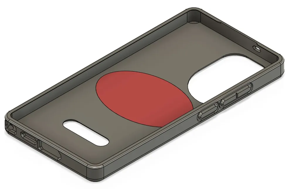 Samsung S25 Ultra case with custom logo/popsocket - Free 3D Print Model ...