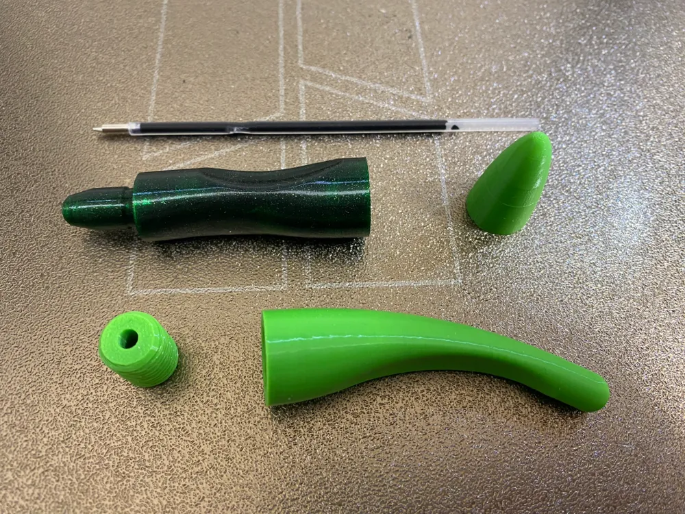 Ergonomic Pen by monkey king MakerWorld: Download Free 3D Models