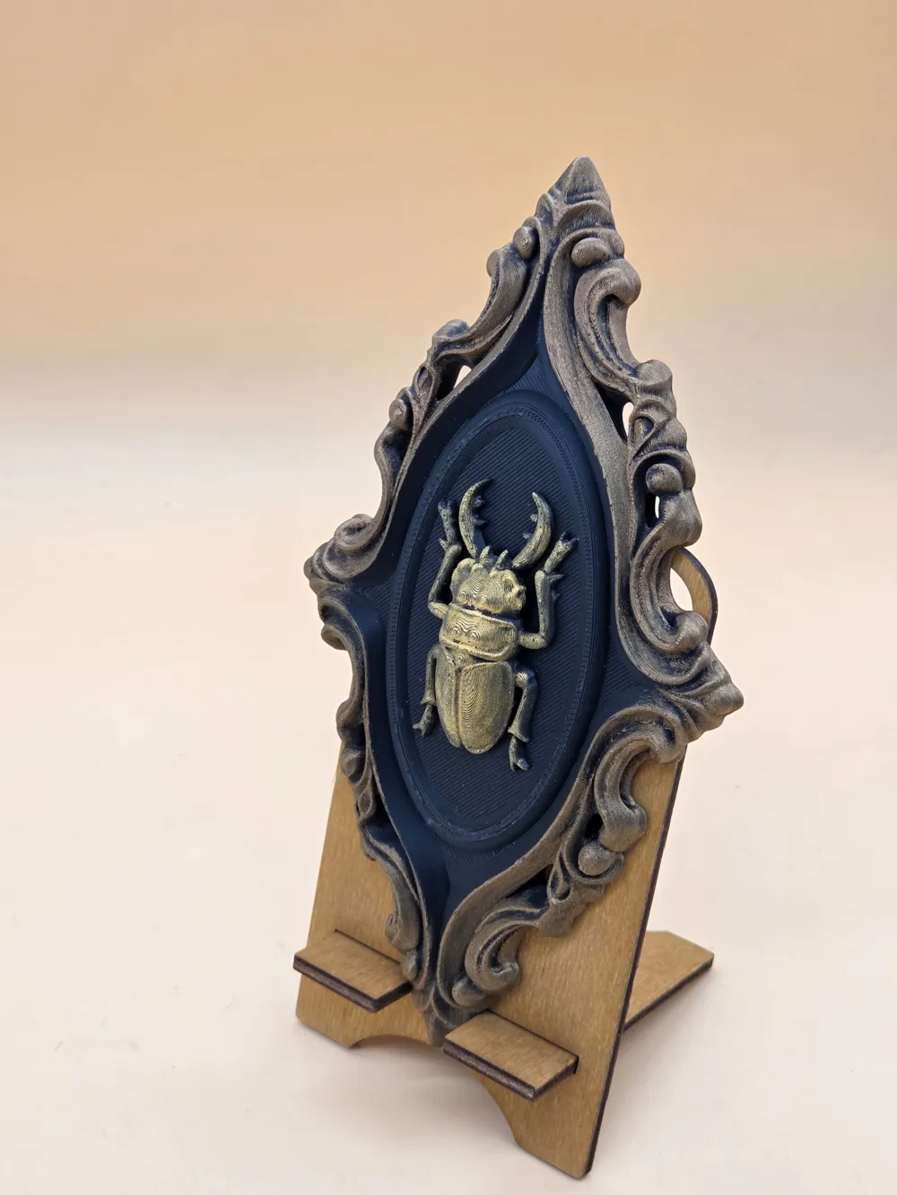Baroque Beetle Wall Ornament by Christian MakerWorld: Download Free 3D ...