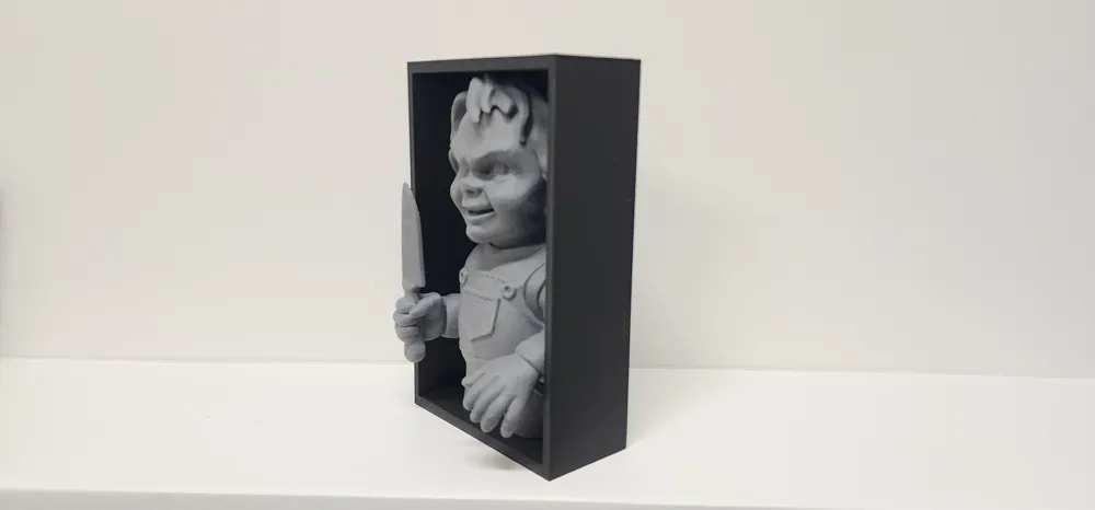 Halloween Chucky Doll Book Nook 3D Horror Decor - Free 3D Print Model ...