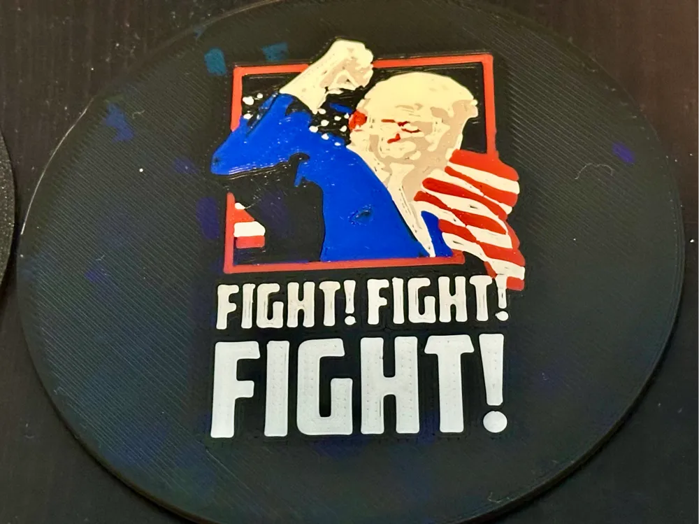 Fight!Fight!Fight! Coaster by billypengilly - MakerWorld