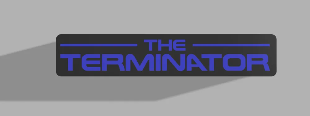 The Terminator Lightbox by KF Designs - MakerWorld