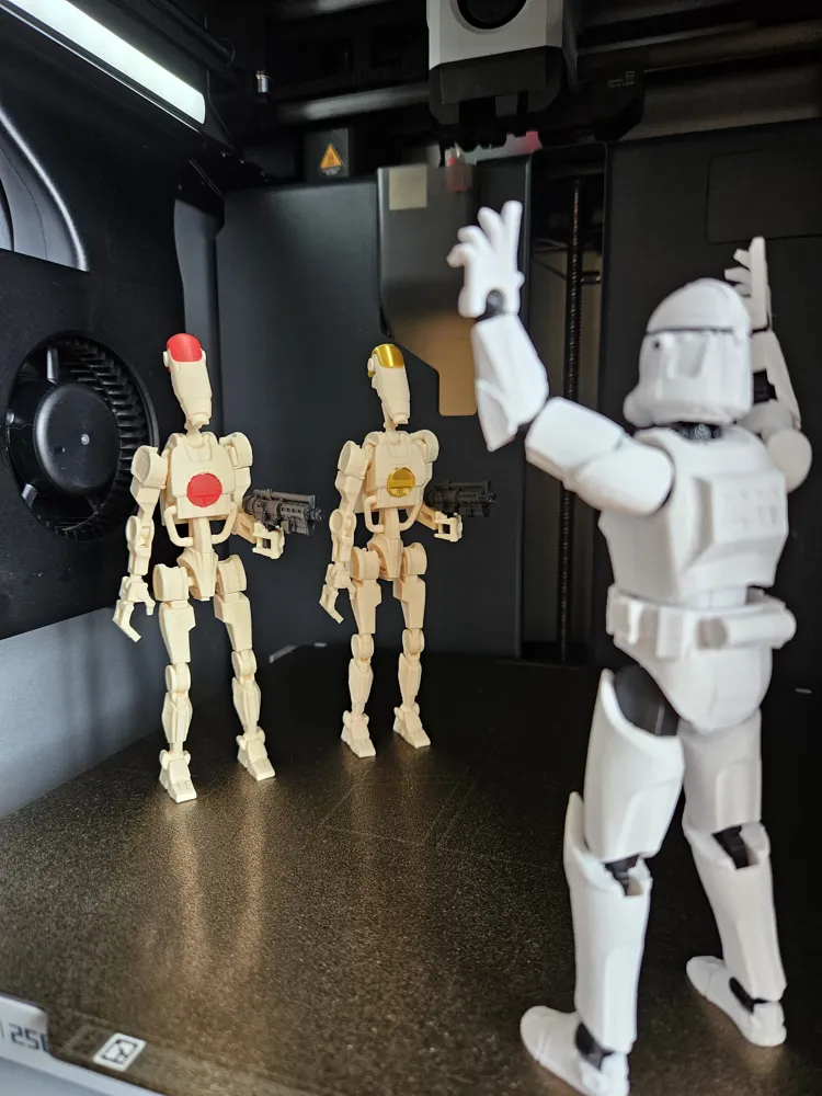 Dummy13 X Battledroid B1 Free 3d Print Model Makerworld