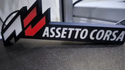 Assetto Corsa Logo LED by bobo3h MakerWorld: Download Free 3D Models