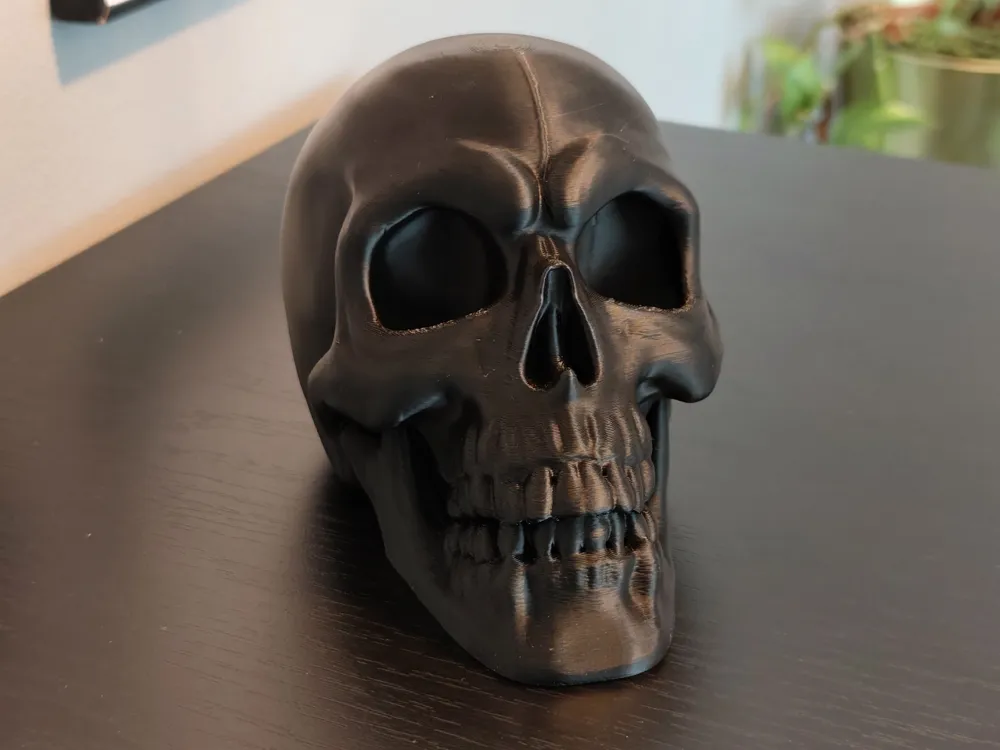 Human Skull - Gothic Home Decor - Free 3D Print Model - MakerWorld