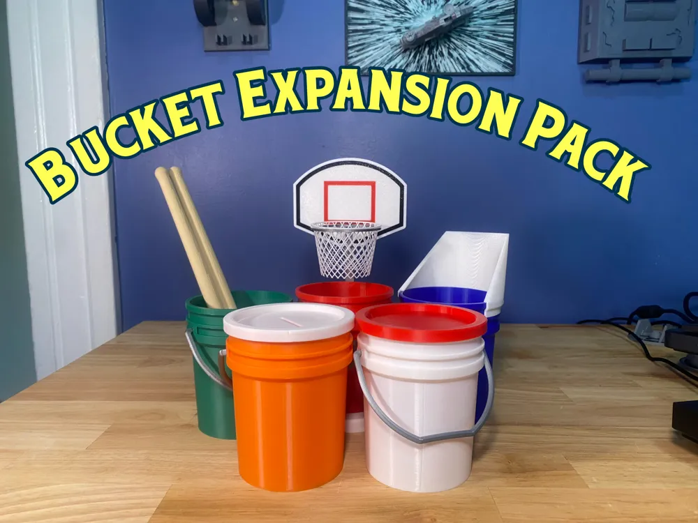 Bucket Basketball Hoop by lukeinthegarage MakerWorld: Download Free 3D ...
