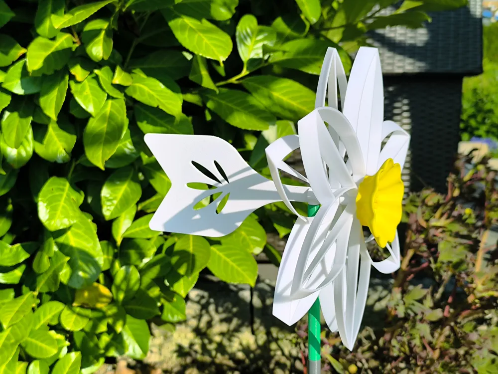 Windmill Daffodil (Osterglocken) - Free 3D Print Model - MakerWorld
